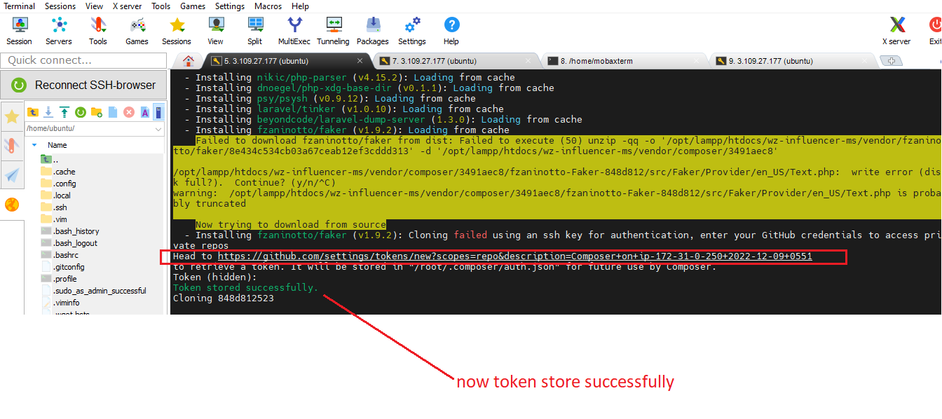 Cloning failed using an ssh key for authentication, enter your GitHub credentials to access ...