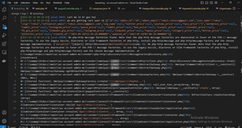 No php-http message factories found. Note that the php-http message factories are deprecated in ...