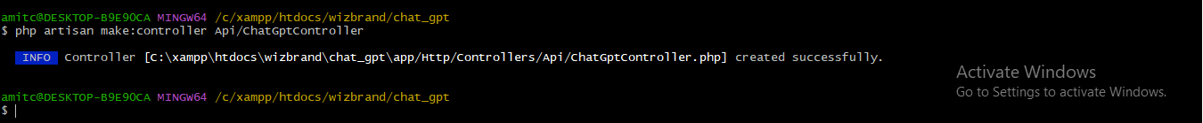 Chat Gpt Implement In Laravel 9 Chatgpt Installation Laravel Devops Freelancer