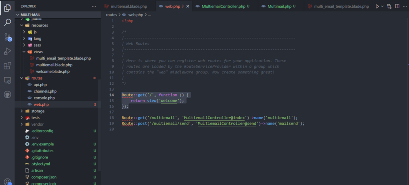 Multi Email send in Laravel | How to send multiple emails at once in laravel? - DevOps Freelancer