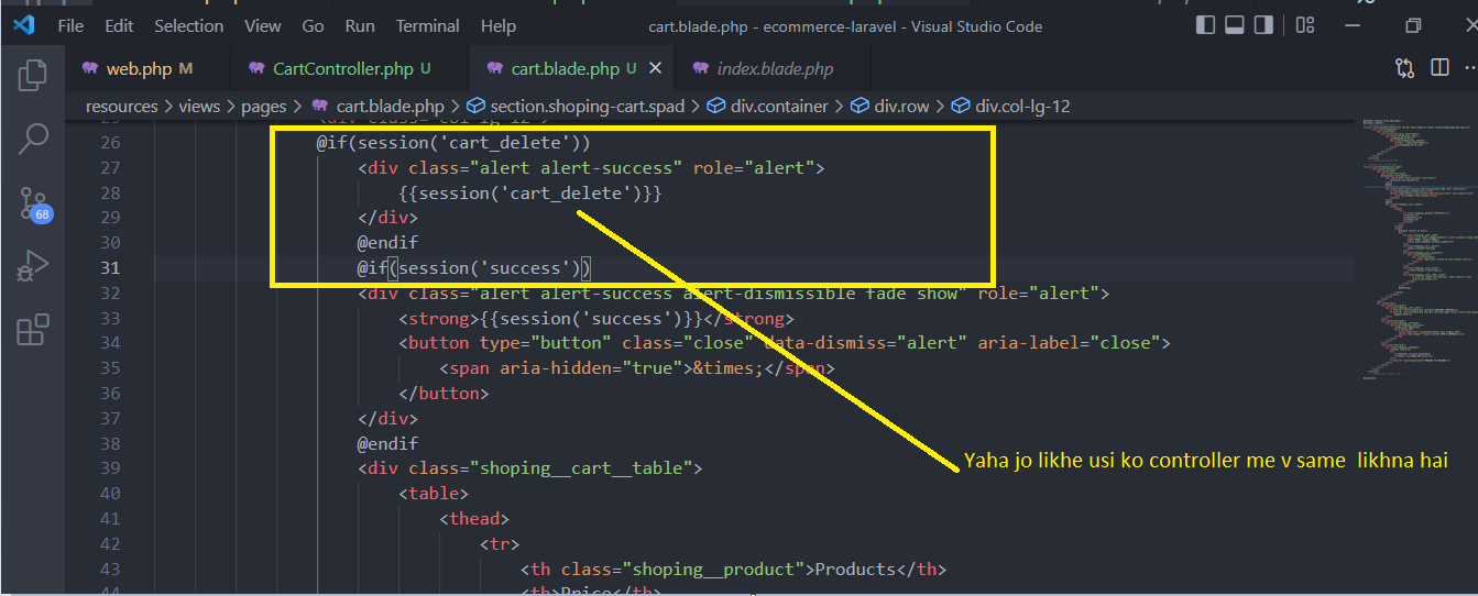 How to show success message in laravel - DevOps Freelancer How to show success message in laravel - DevOps Freelancer