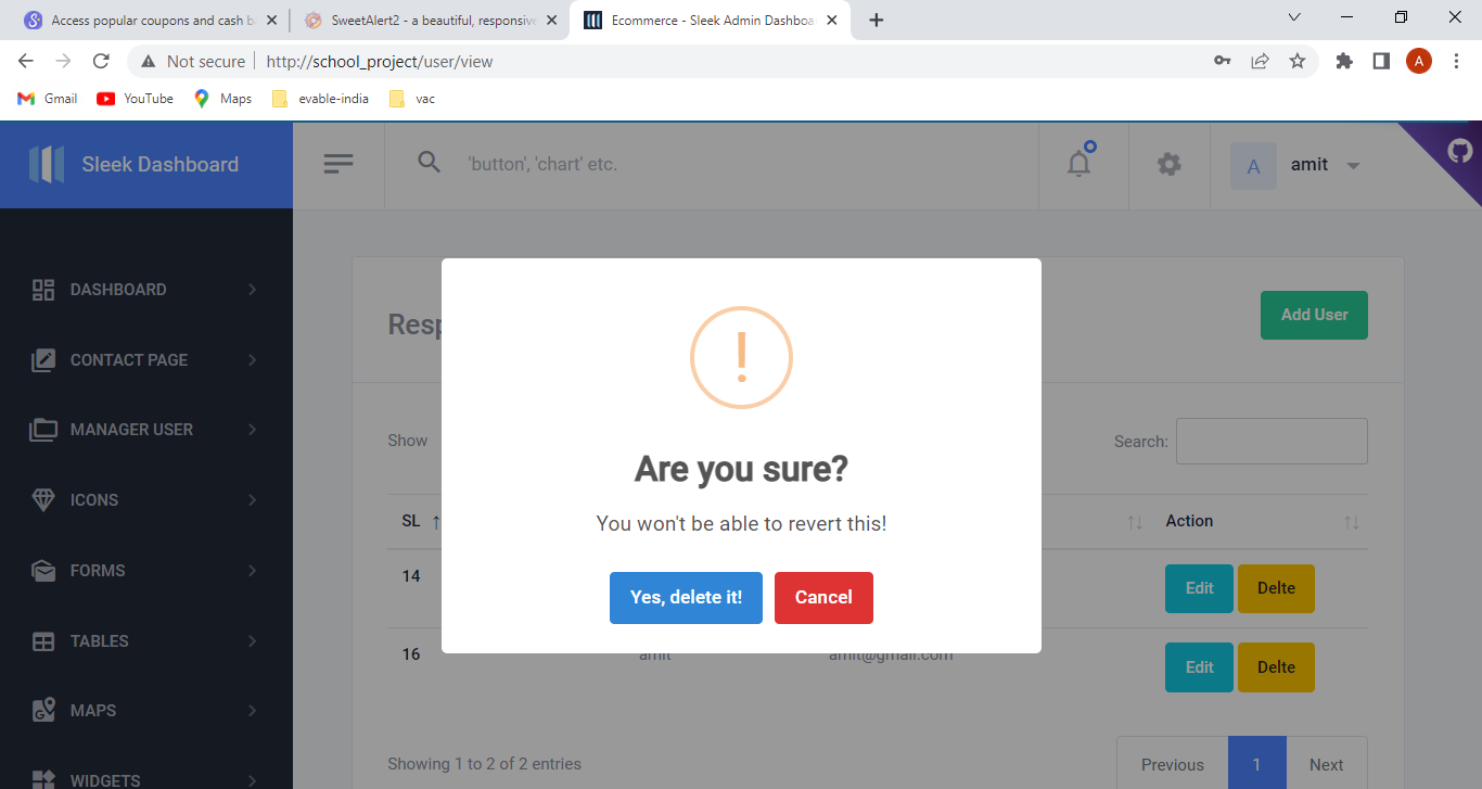 How to Show Notification using Sweet Alert in Laravel 9 - DevOps Freelancer How to Show Notification using Sweet Alert in Laravel 9 - DevOps Freelancer