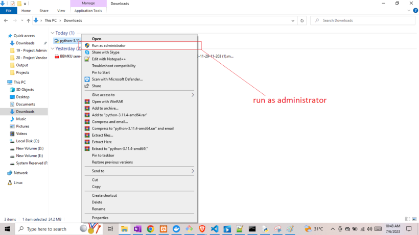 How to install python on windows ? Hello word print in Python ...