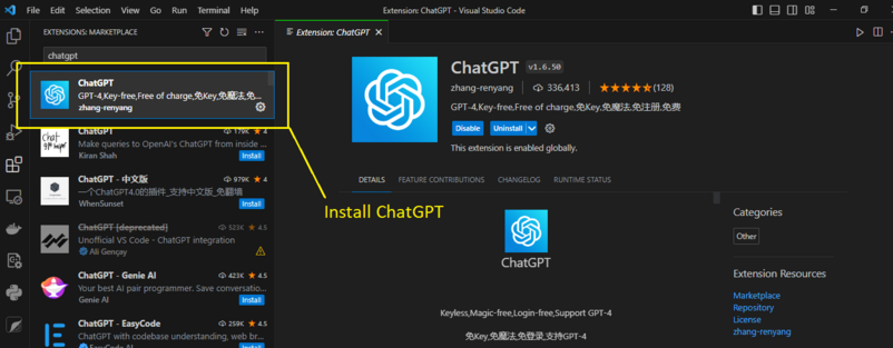 ChatGPT Integration in Visual Studio Code ? - DevOps Freelancer