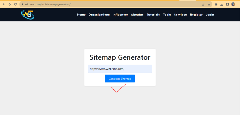 How to use Sitemap Generator tools By WizBrand ? - DevOps Freelancer