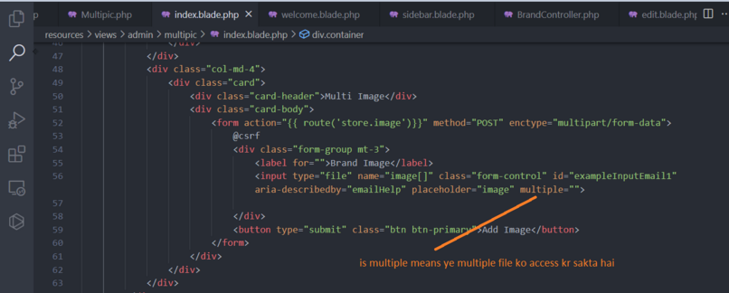 How to upload Multi Image in Laravel 9 ? - DevOps Freelancer