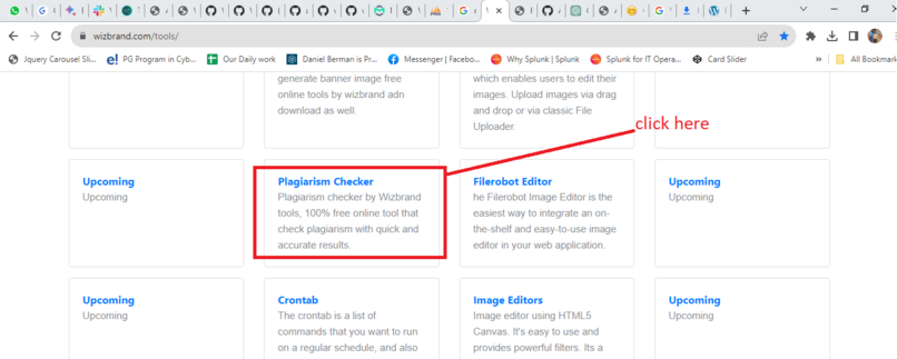 How to use Plagiarism Checker Tools By WizBrand ? - DevOps Freelancer