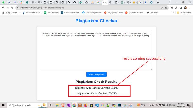 How to use Plagiarism Checker Tools By WizBrand ? - DevOps Freelancer