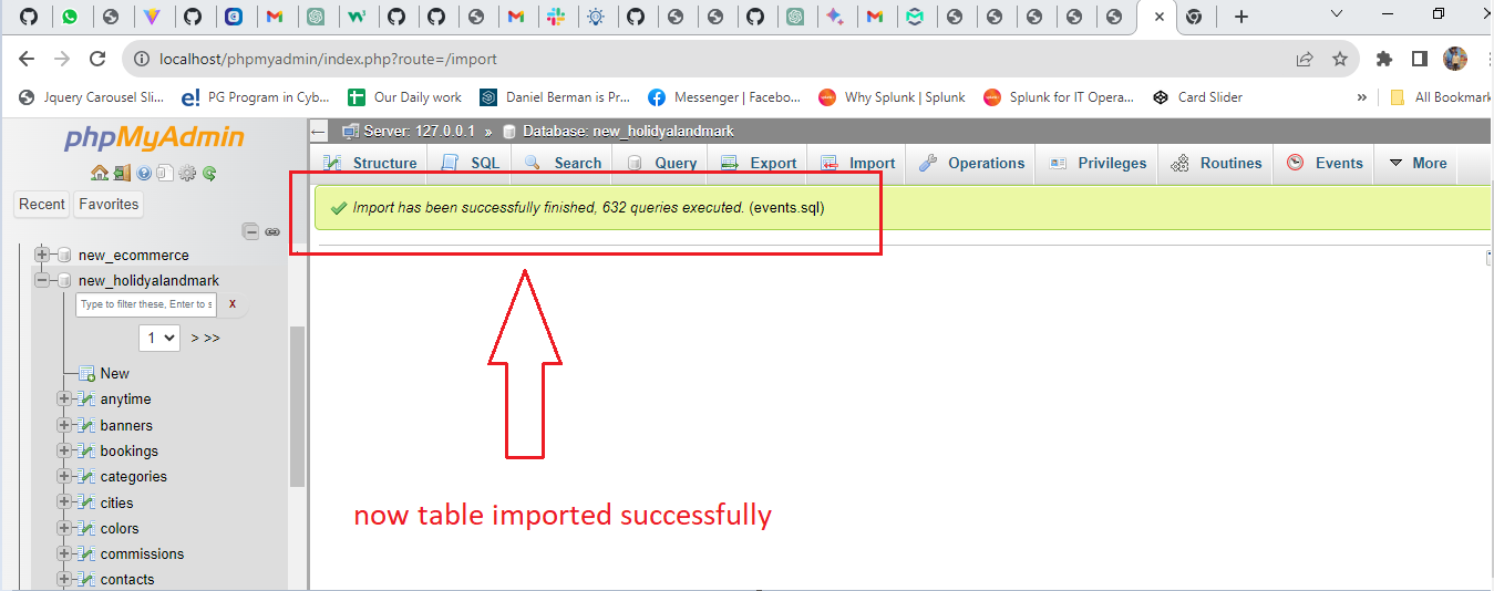 Script timeout passed, if you want to finish import, please resubmit the same file and import ...