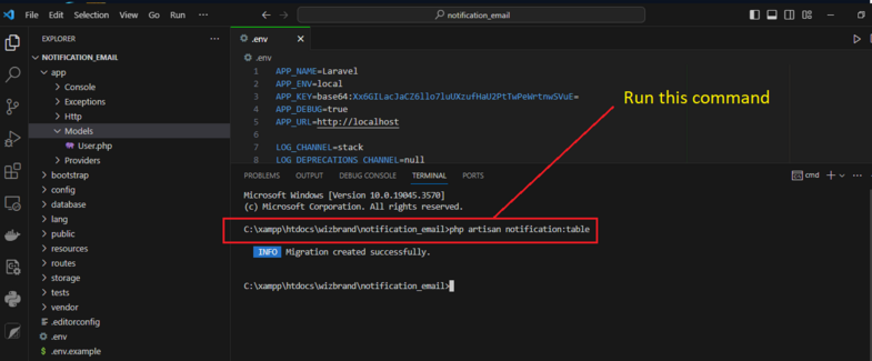How to send Notifications With Database In Laravel ? - DevOps Freelancer
