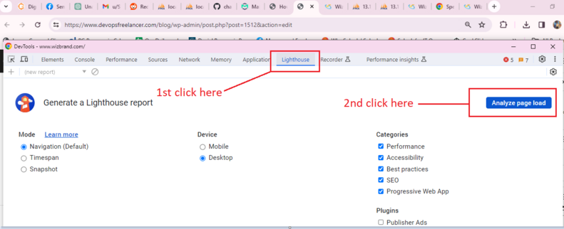 How to check Website Performance Using Console ? - DevOps Freelancer