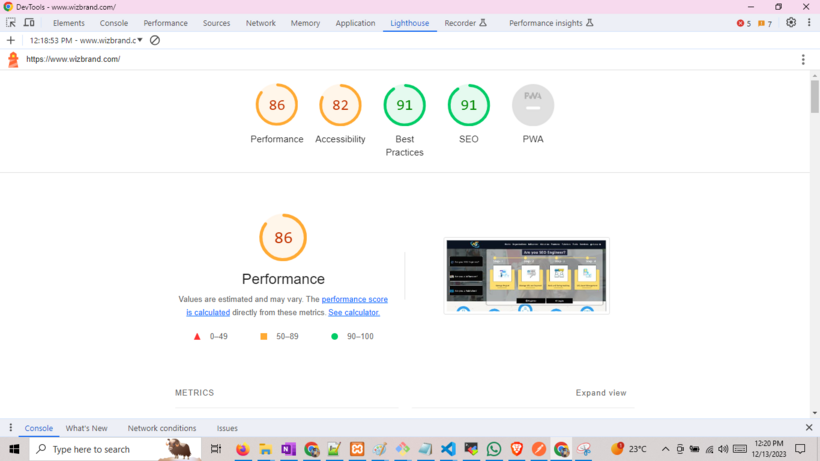 How to check Website Performance Using Console ? - DevOps Freelancer