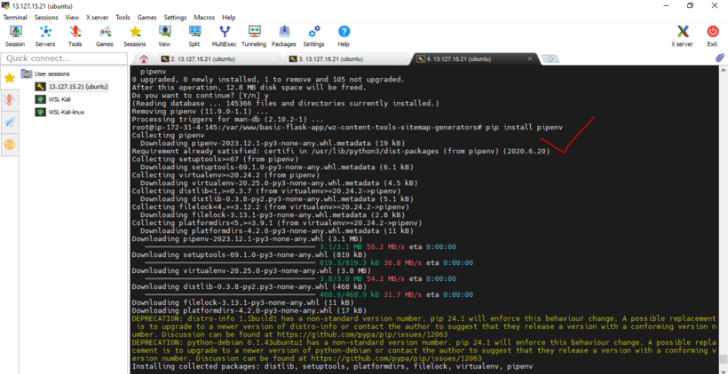 Traceback (most recent call last):File "/usr/bin/pipenv", line 33 ...