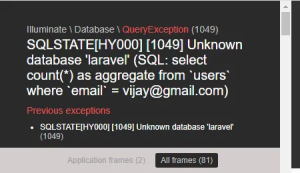 SQLSTATE[HY000] [1049] Unknown database ‘Laravel’ (1049) - DevOps Freelancer